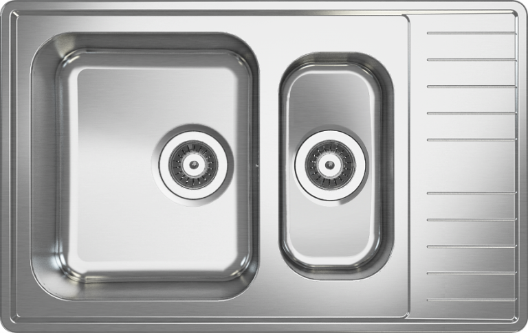 Liten rostfri diskho med två hoar - Lyria 1,5 - Nordanro