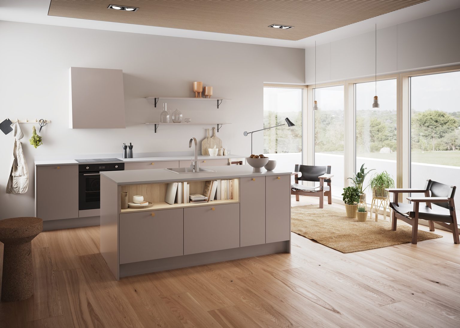Luftigt parallellkök - Arkitekt 16 - Nordanro
